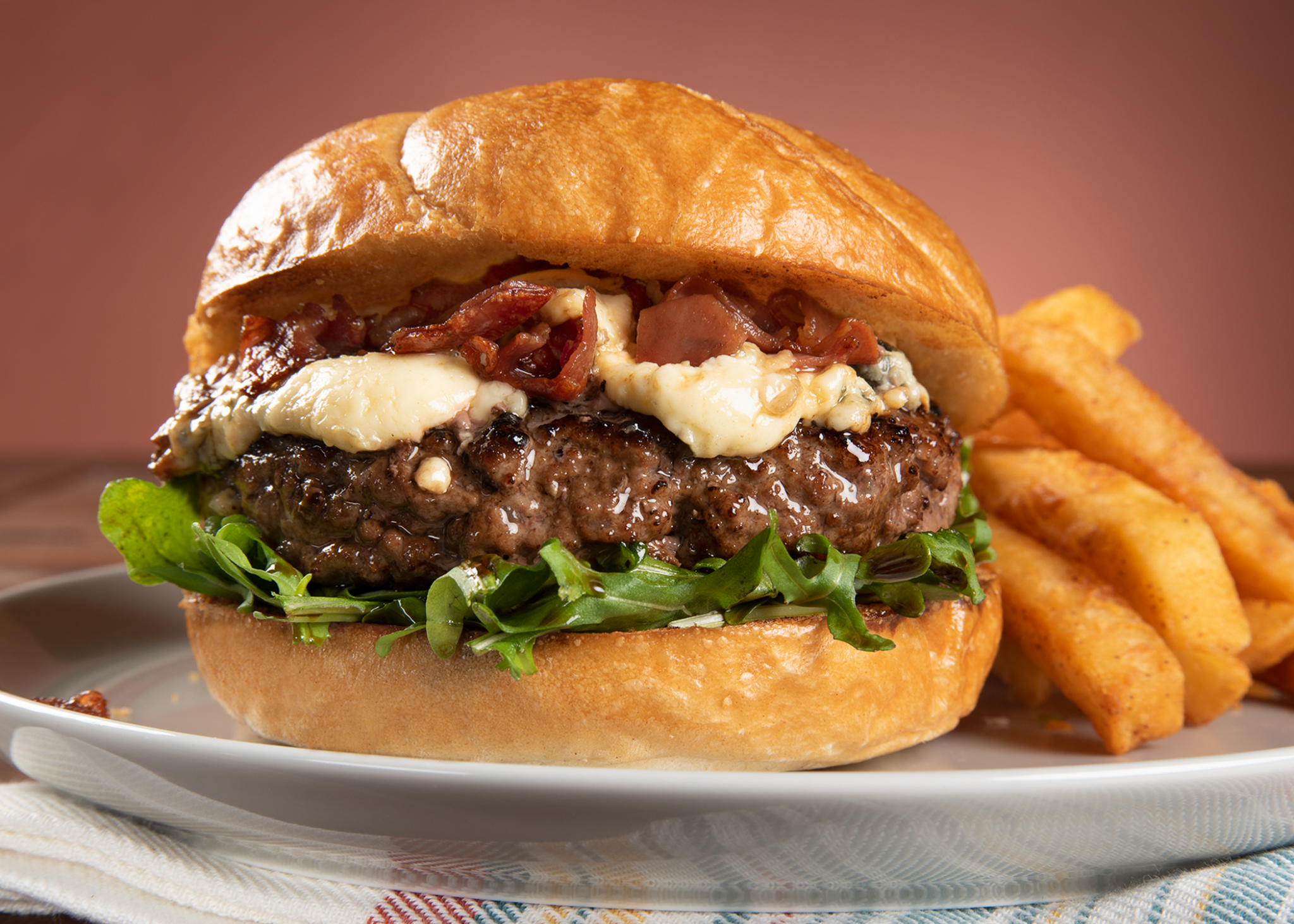 Prosciutto & Blue Cheese Burger | Gordon Food Service